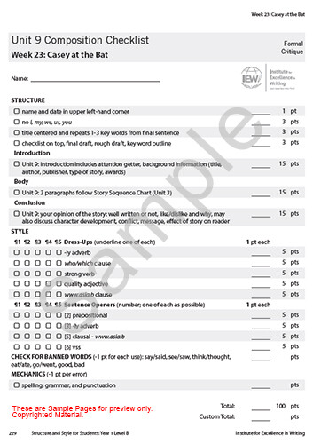Structure and Style for Students {an IEW Review}