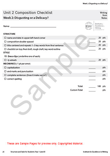 Structure and Style for Students {an IEW Review}