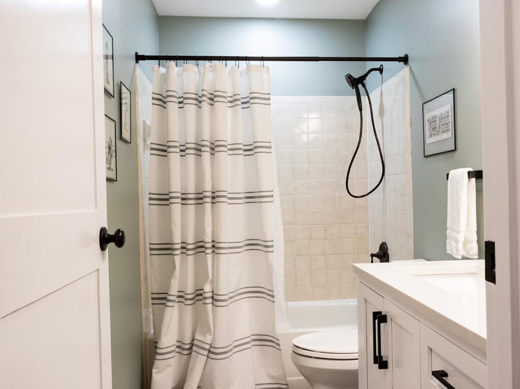 Remodeling the Kids' Bathroom with a Vanity from Costco