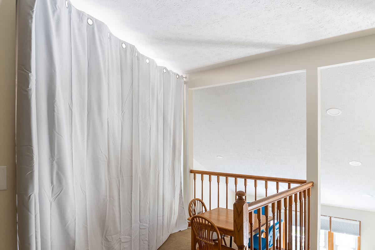 Converting the Loft into a Bedroom {A Cheap, Versatile Solution} - Honing A Healthy Home